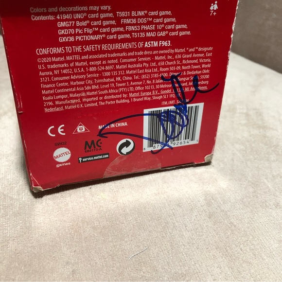 Mattel | Toys | Mattel 8 Card Games Mega Pack Uno Blink Pictionary ...